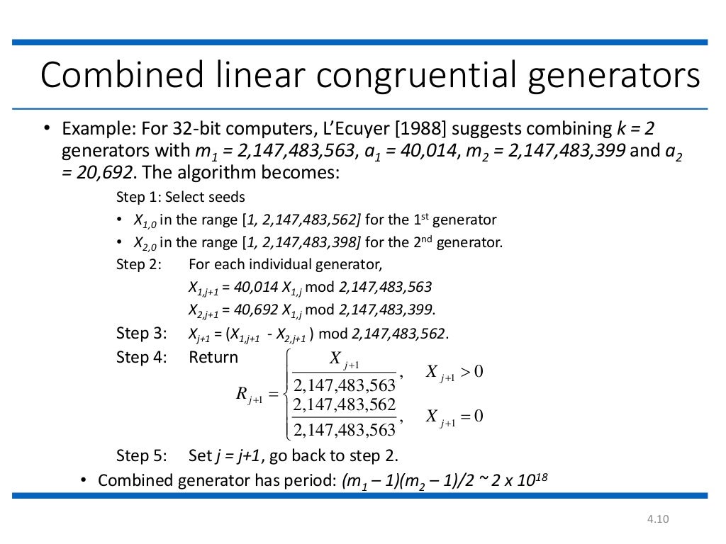 4 Random Number And Its Generating Techniques