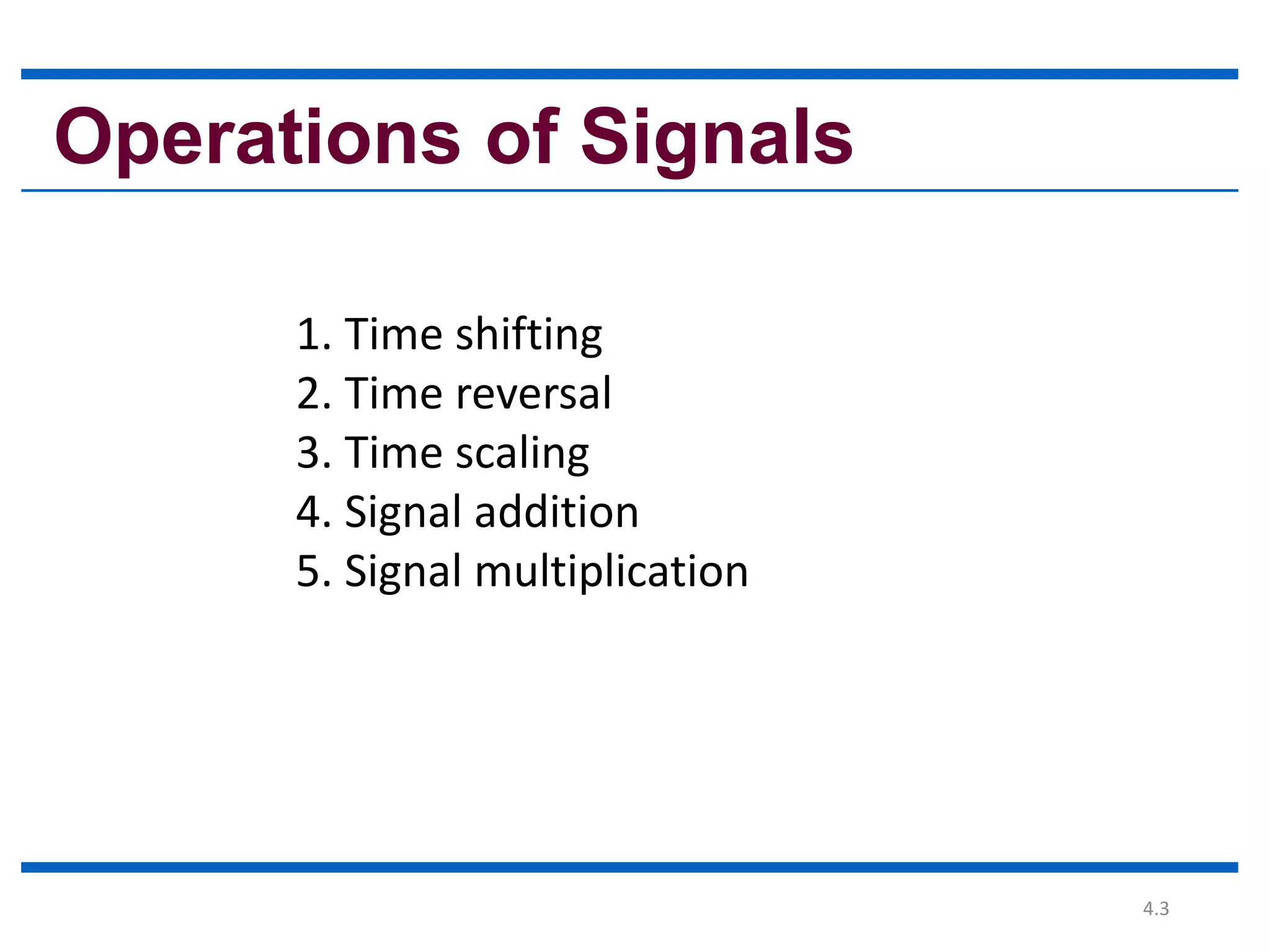 4. operations of signals | PPTX