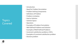 Problem Formulation in Artificial Inteligence Projects | PPTX