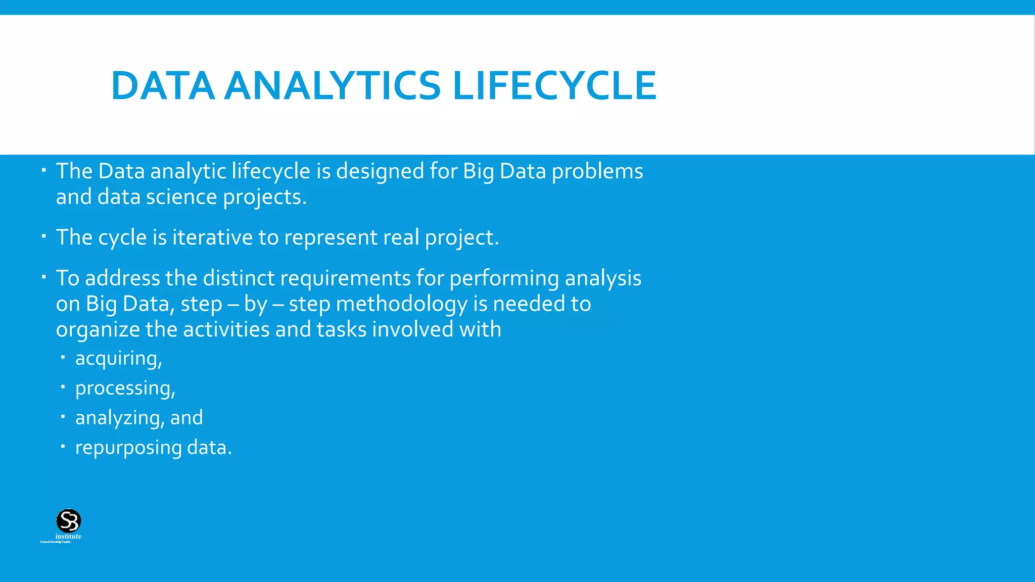 Data Analytics Life Cycle | PPTX