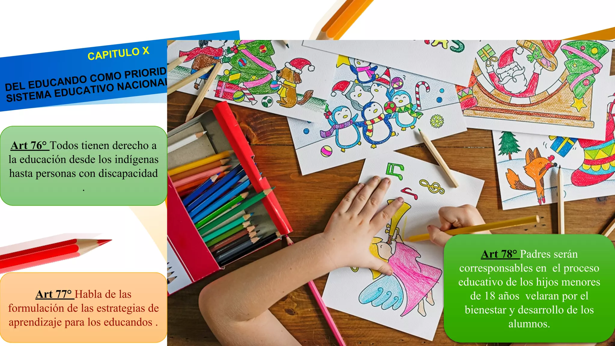 Presentación Ley General de Educación articulo 76° al 97° | PDF
