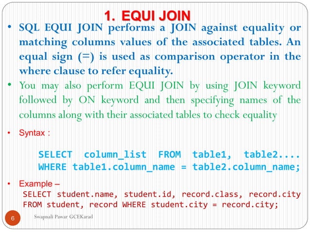 SQL JOINS | PDF | Databases | Computer Software and Applications