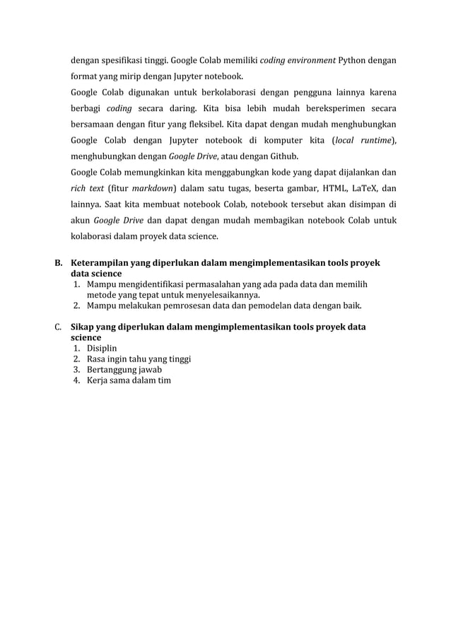 4. tools proyek data science dts ta v.2 | PDF