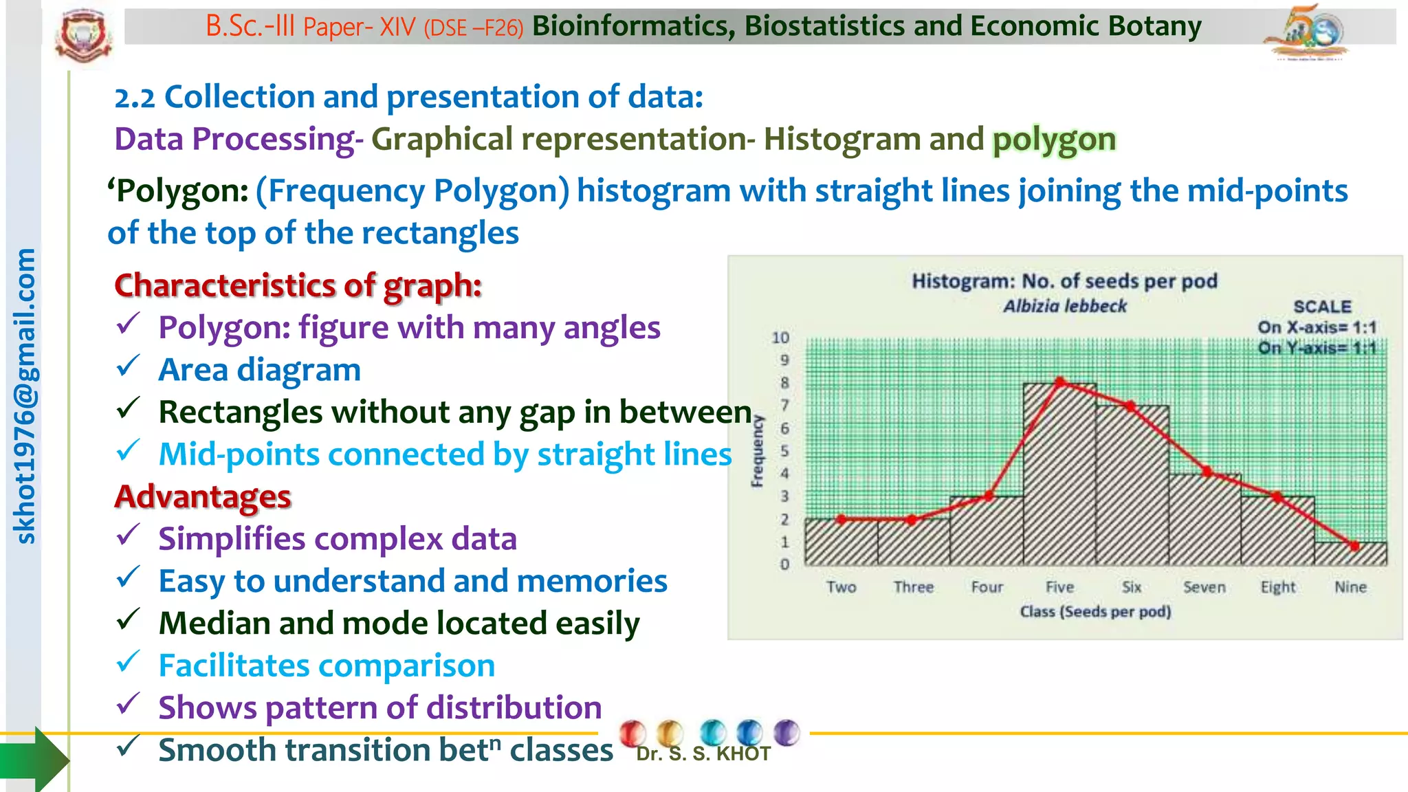 4. Biostatistics graphical representation histogram and polygon | PPTX