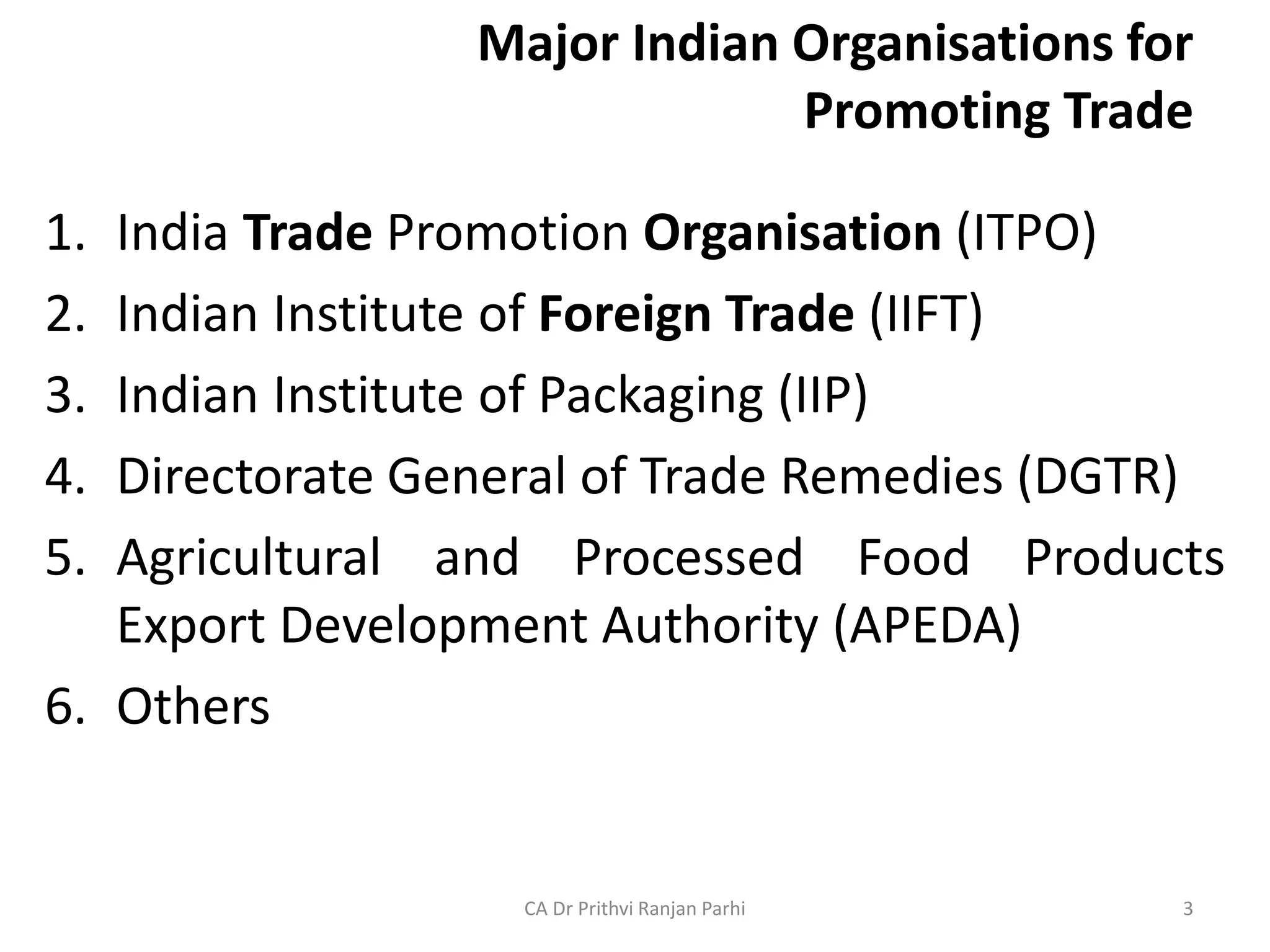 Foreign Trade in India | PPT
