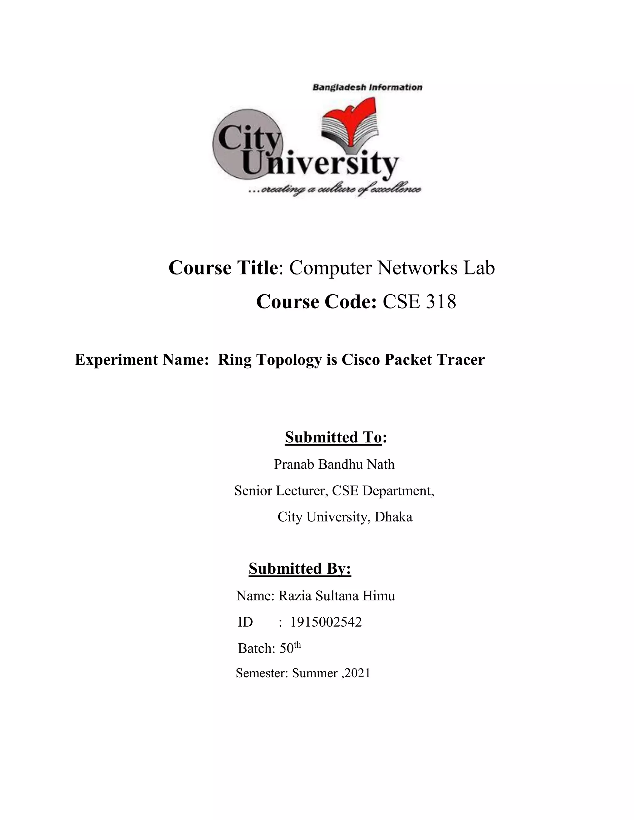 4. Ring topology | PDF
