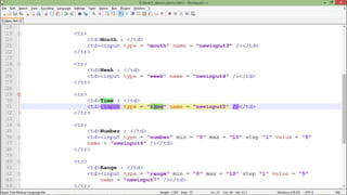 HTML 5: Web Forms 2.0 | PPT