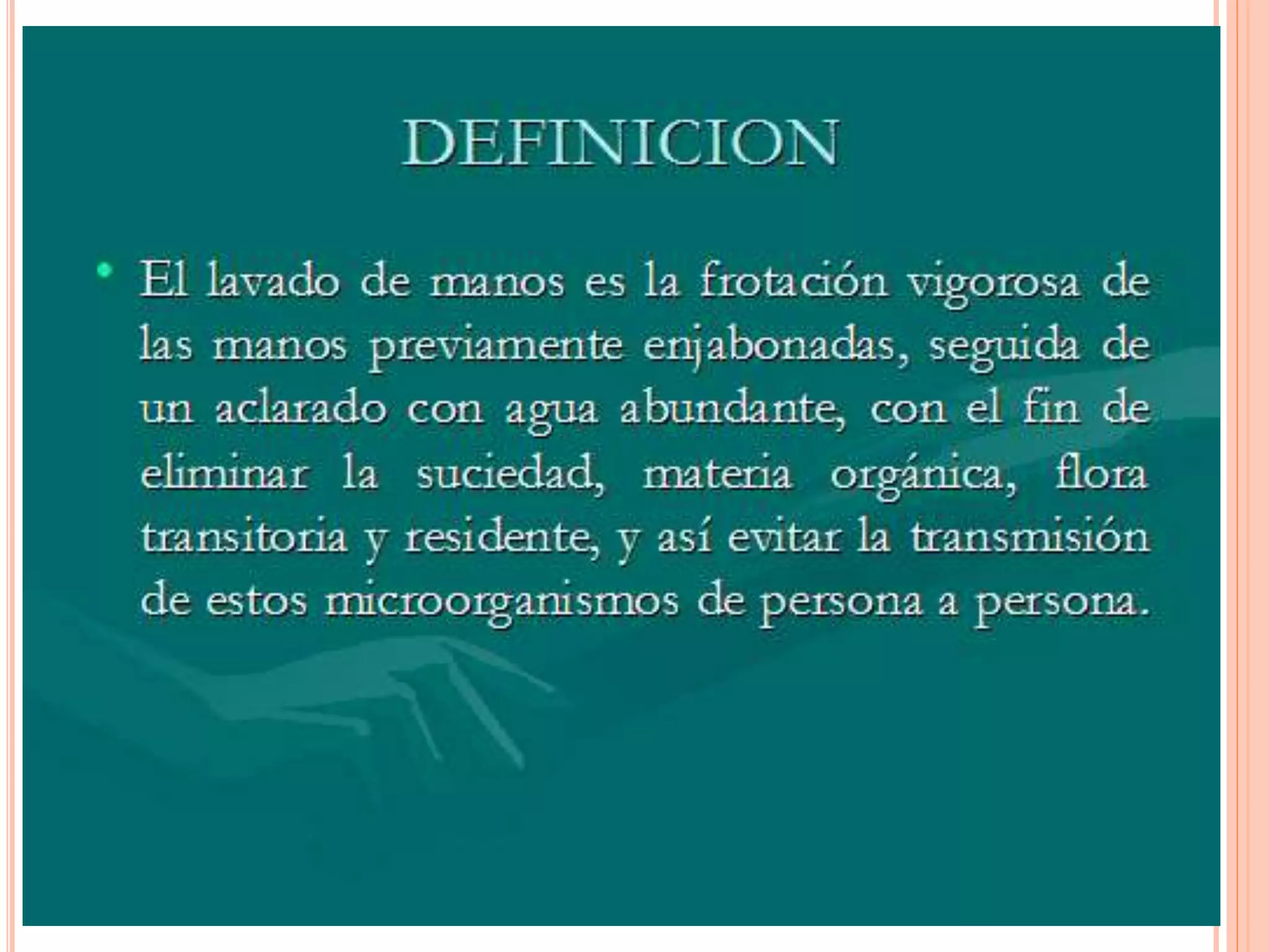 4. tecnica de lavado de manos | PPT