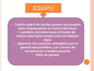 4. tecnica de lavado de manos | PPT