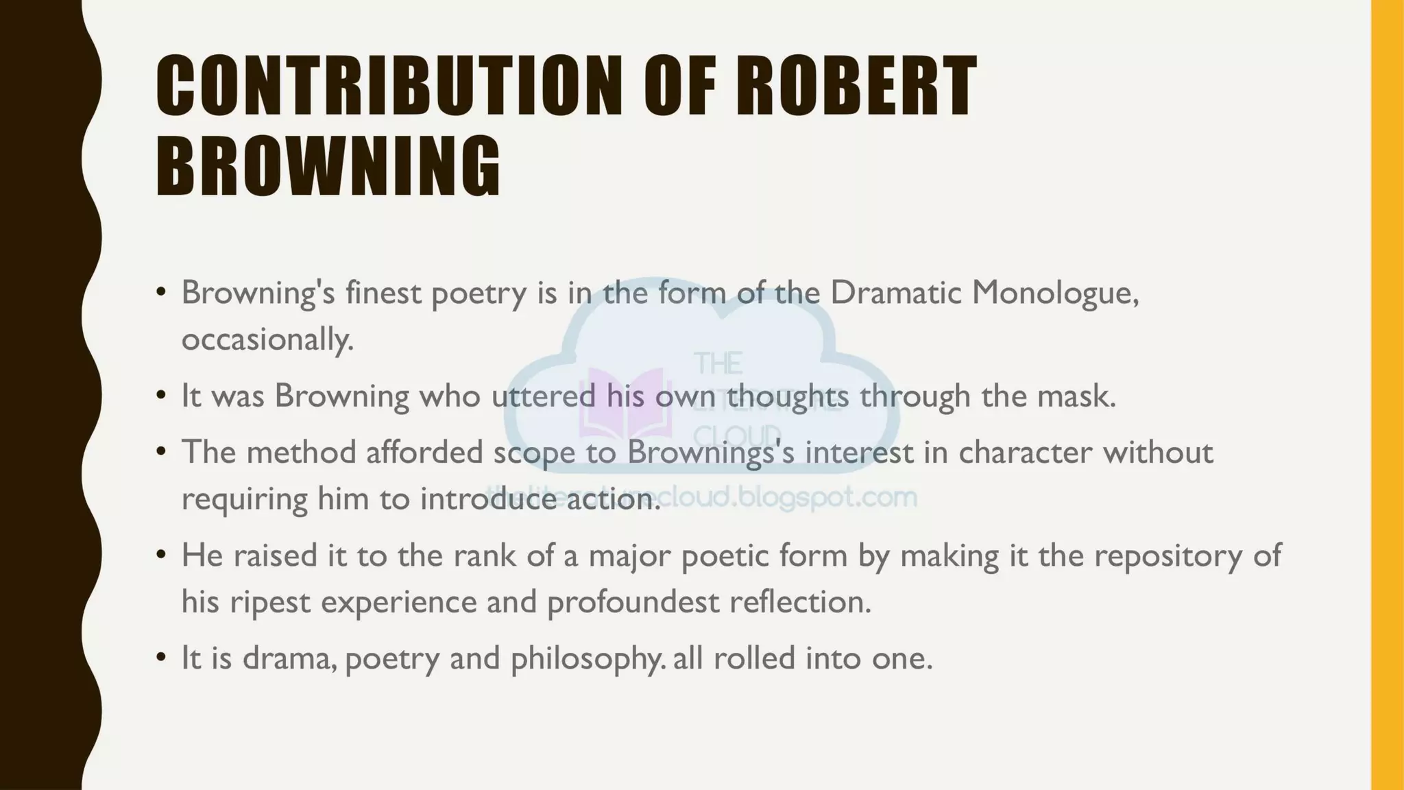 The dramatic monologue | PDF