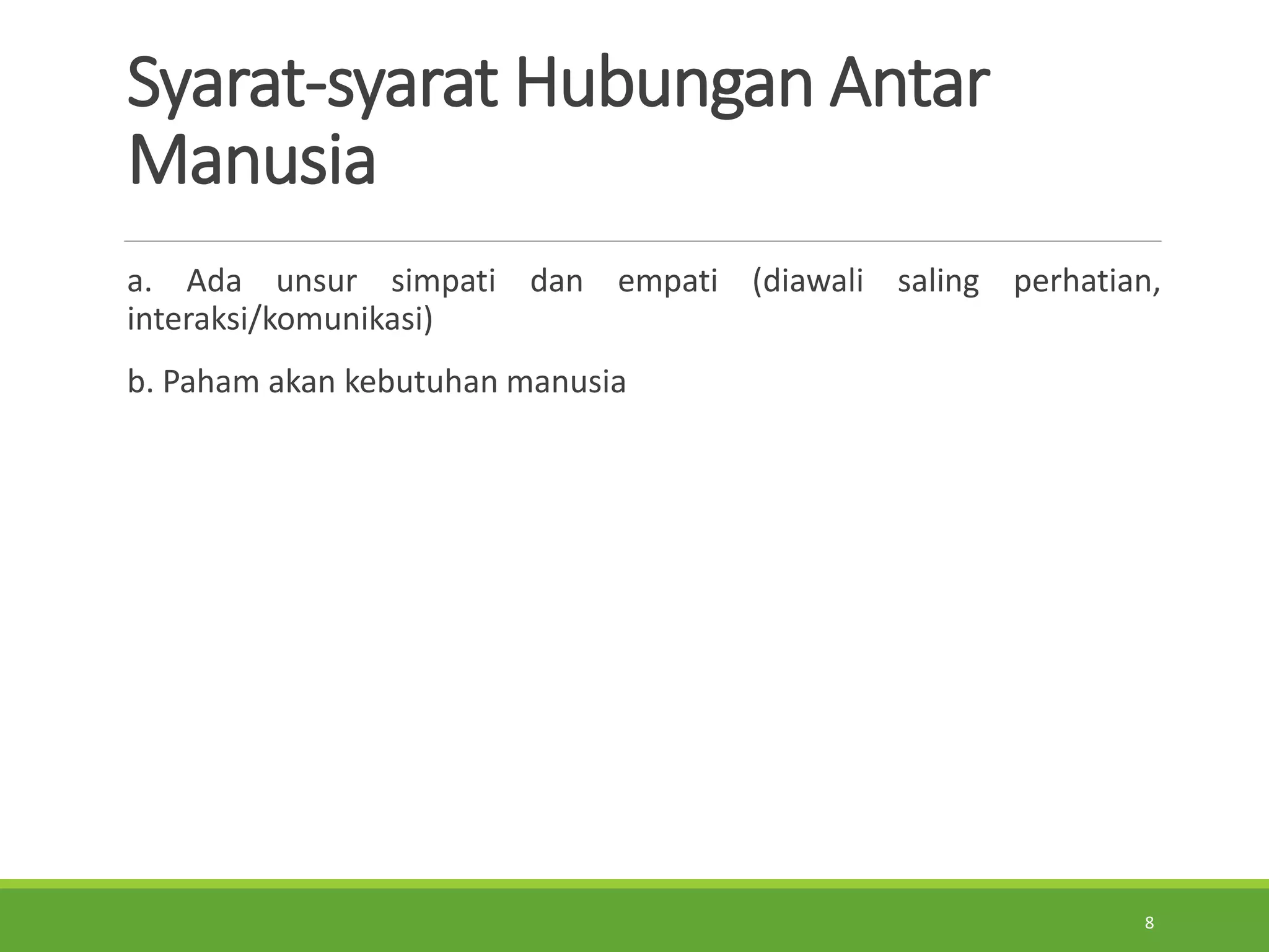 Hubungan antar manusia | PPTX