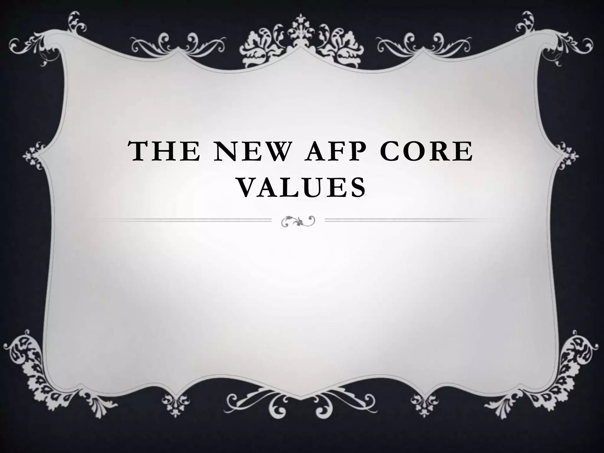4. afp core-values | PPTX
