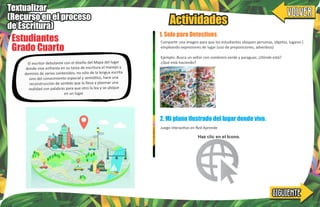 4.1 secuencia didáctica “el lugar donde vivo” | PDF