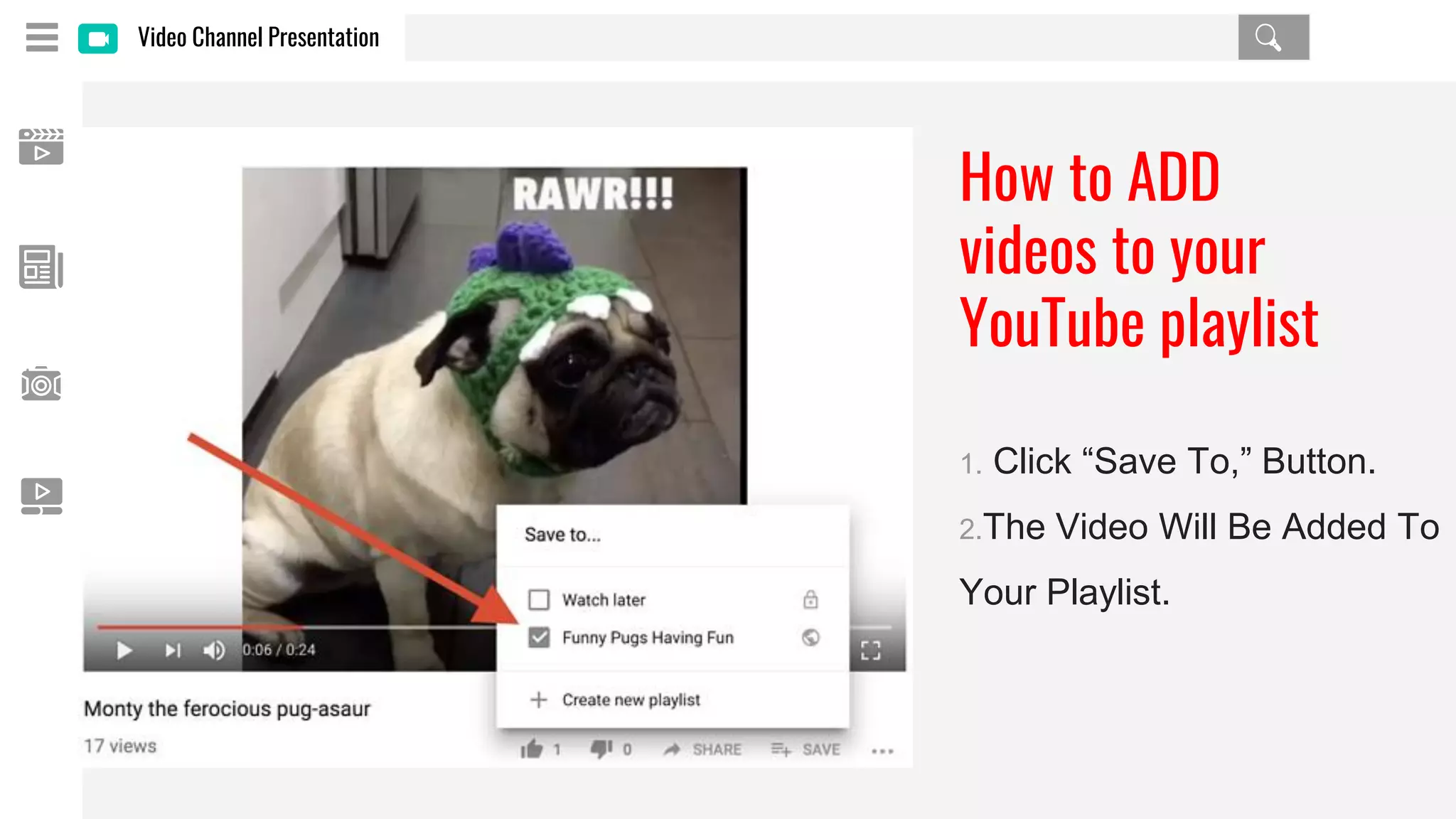 Creating YouTube Playlists | PPT
