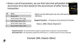Association rules | PPTX