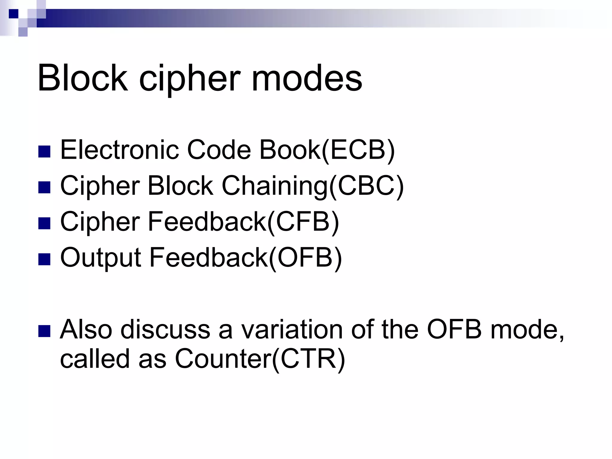4. algorithm modes (1) | PDF