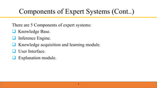 4. components architecture of expert systems | PPT