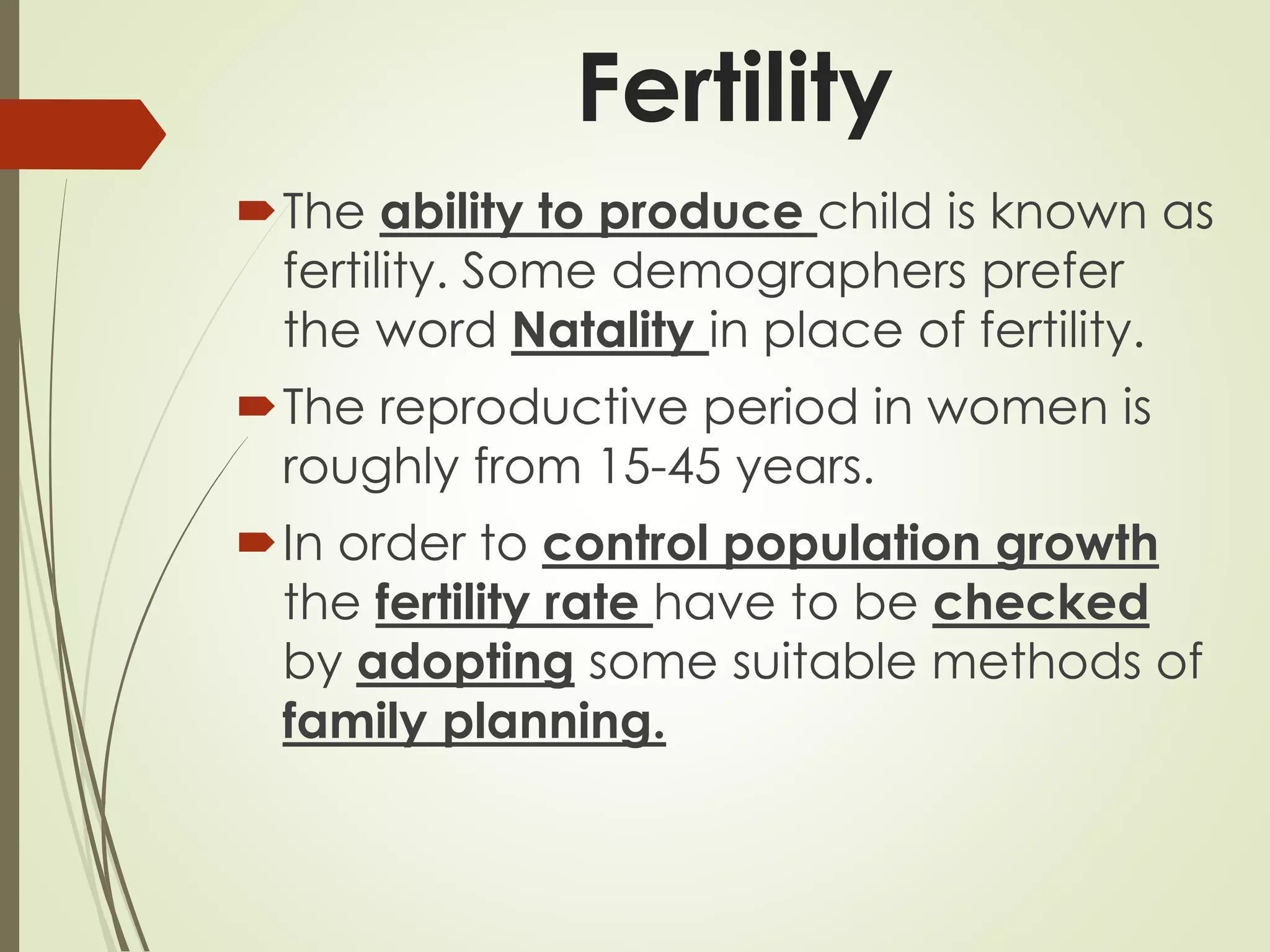 Demography, demographic cycle and family planning methods | PDF
