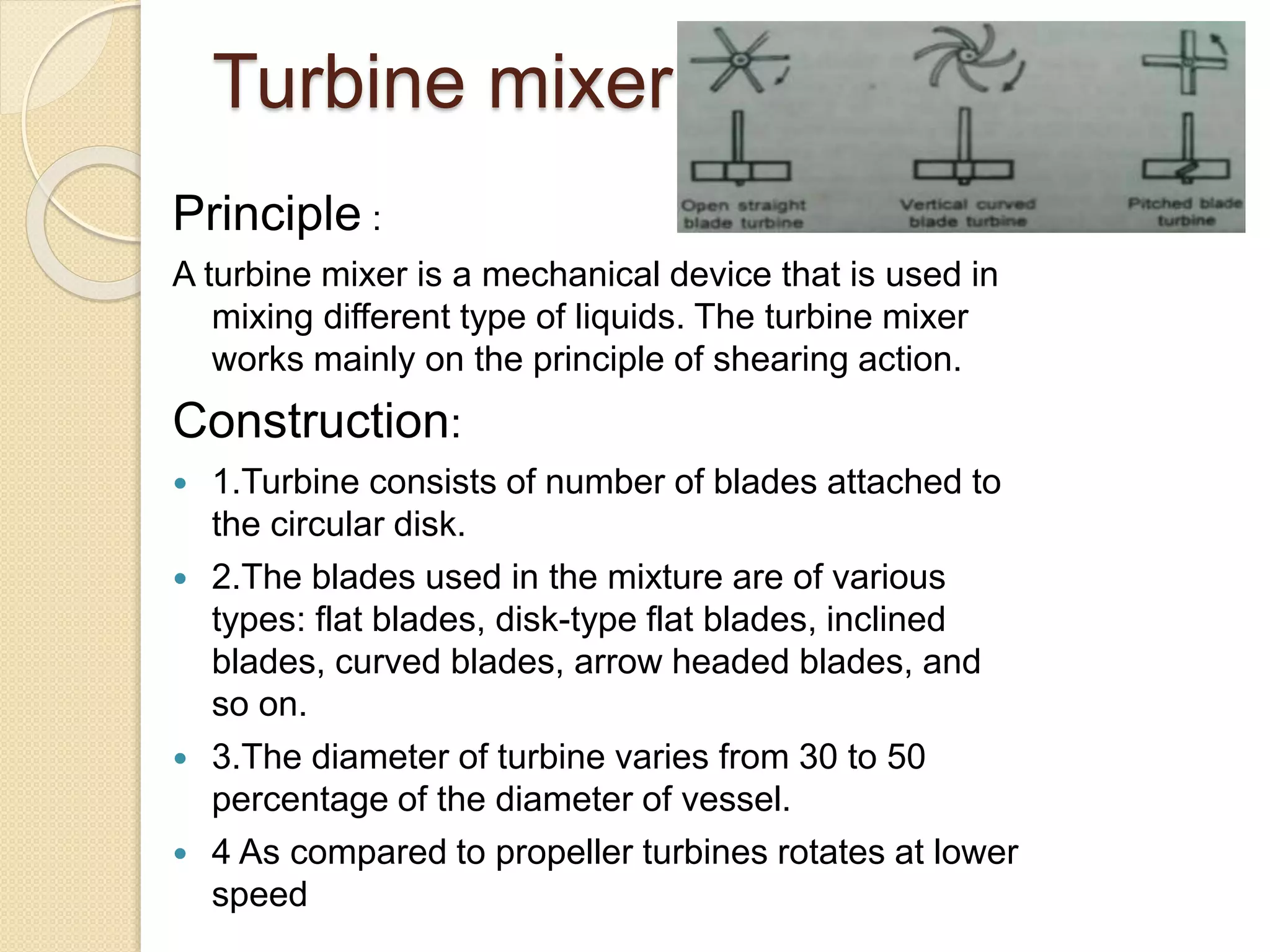 Mixing Technique And Equipments | PPTX