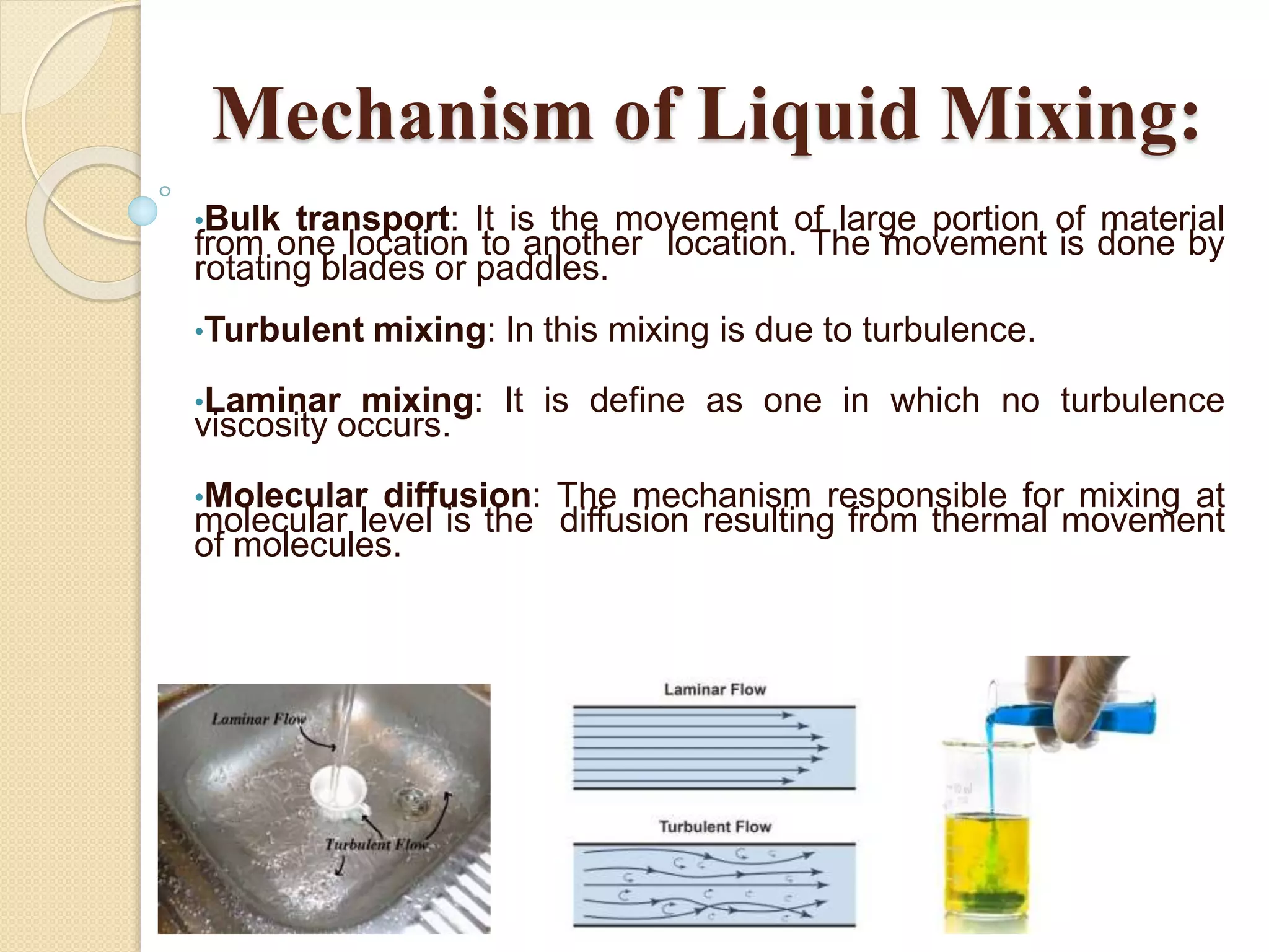 Mixing Technique And Equipments | PPTX