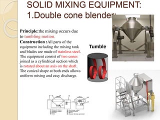 Mixing Technique And Equipments | PPTX