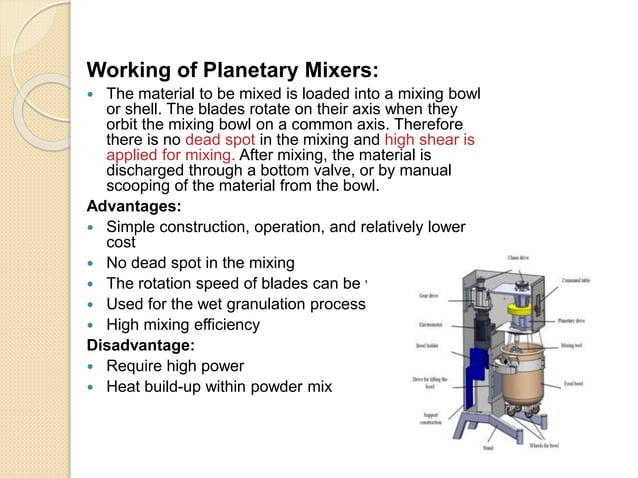Mixing Technique And Equipments | PPTX