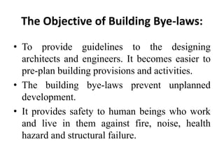 Building Bye-laws | PPTX
