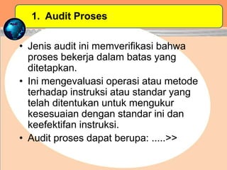 Jenis dan Kategori Audit _"AUDIT SISTEM MANAJEMEN" Training | PPTX