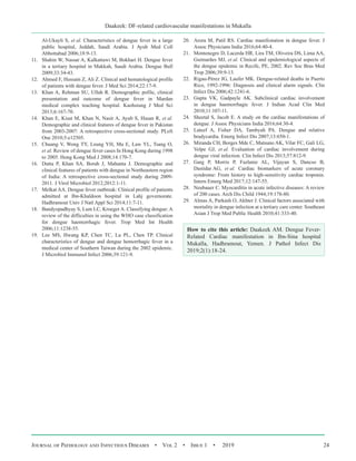 Dengue Fever-Related Cardiac manifestation in Ibn-Sina Hospital Mukalla ...