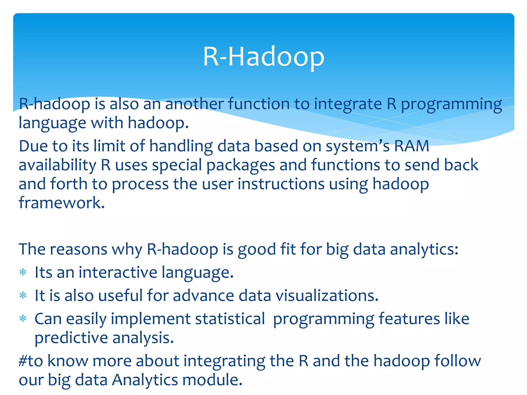 Import and Export Big Data using R Studio | PPT