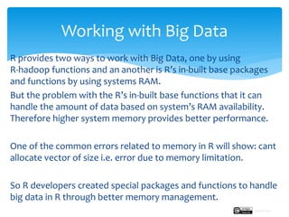 Import and Export Big Data using R Studio | PDF