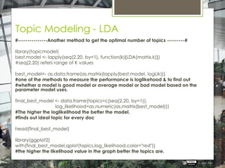 Topic Modeling - NLP | PDF