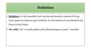 4. inflammation and infection | PPTX