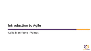 Agile manifesto values | PDF