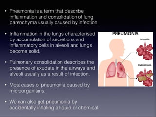 Pneumonia with case studies | PPT