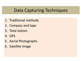 4. lecture 3 data capturing techniques - total station and gps | PDF