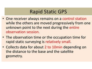 4. lecture 3 data capturing techniques - total station and gps | PPTX