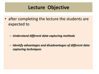 4. lecture 3 data capturing techniques - total station and gps | PPTX