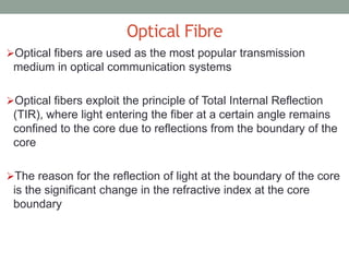 4. lecture=5 6 optical fiber + noise | PDF