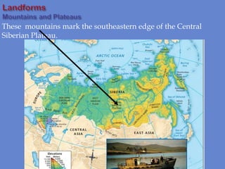 East Siberian Uplands Map