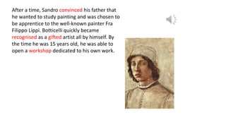 Sandro Botticelli biography for Greek ESL students | PPT