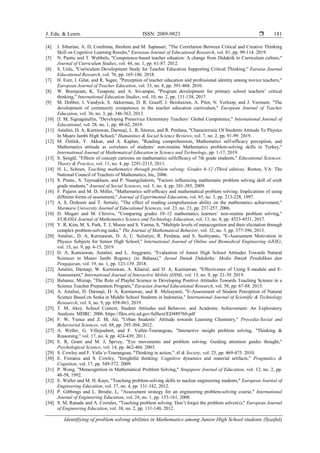 Identifiying of problem solving abilities in Mathematics among Junior ...