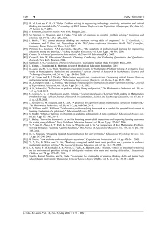 Identifiying of problem solving abilities in Mathematics among Junior ...