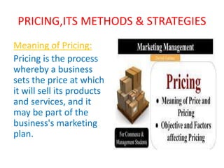 PRICING ITS METHODS AND STRATEGIES.pptx