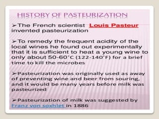 Pasteurization History