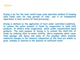 DRYING TECHNOLOGY | PPT