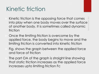 Example Of Kinetic Friction