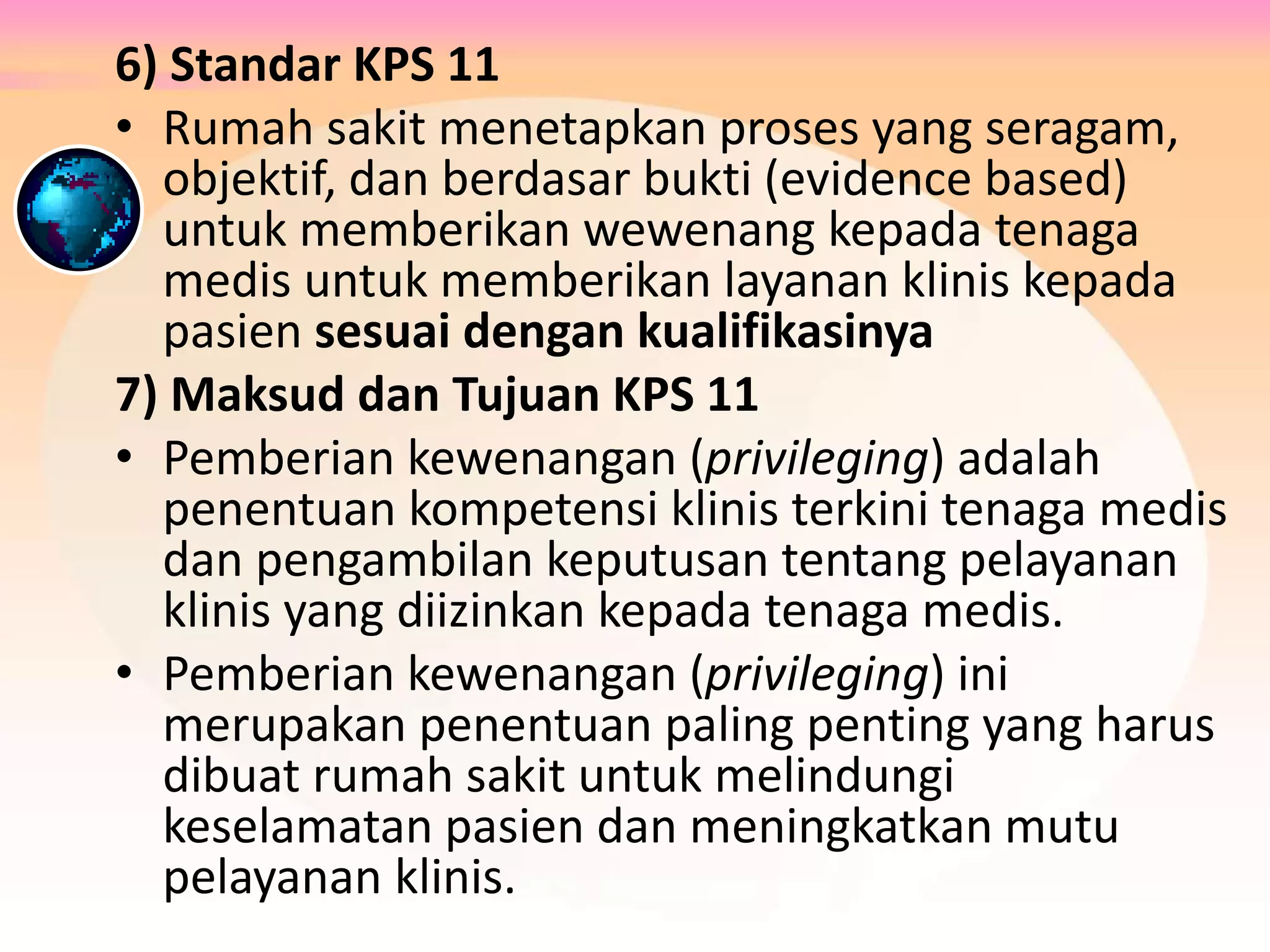 Kualifikasi dan Pendidikan Staf (KPS) _BimTek "Standar AKREDITASI RUMAH SAKIT" | PPTX