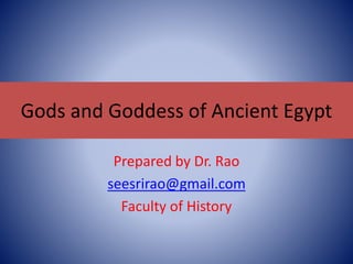 Ancient Egypt Gods.pptx | Hinduism | Religion & Spirituality