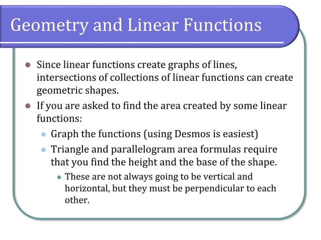 4.2 Modeling With Linear Functions | PPT